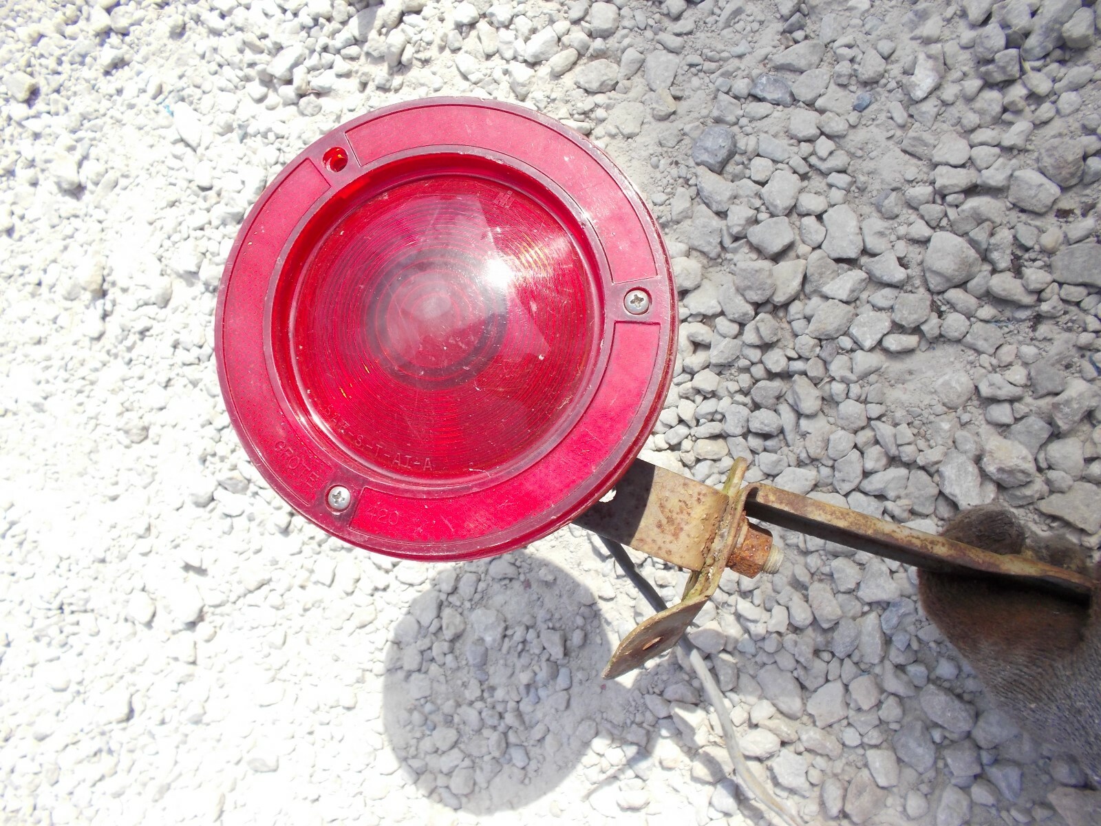 Ford 9N Tractor rear red light + mount brace bracket t fender bracket ...