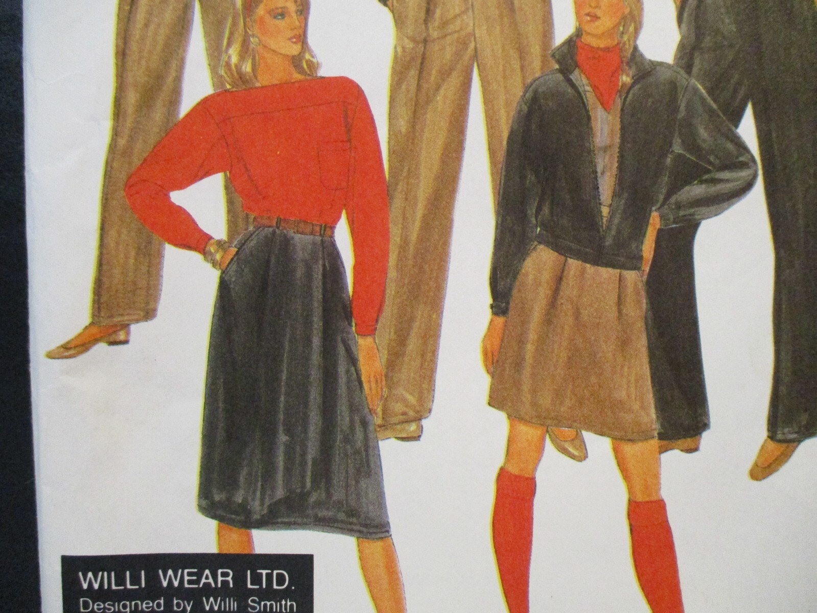 McCall's Pattern 8191 Miss Sz 10 Jacket Top Skirt Pants Cut Complete ...