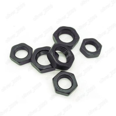 Black 10.9 Steel Left Hand Thread Thin Hex Nuts M8-M42 | eBay