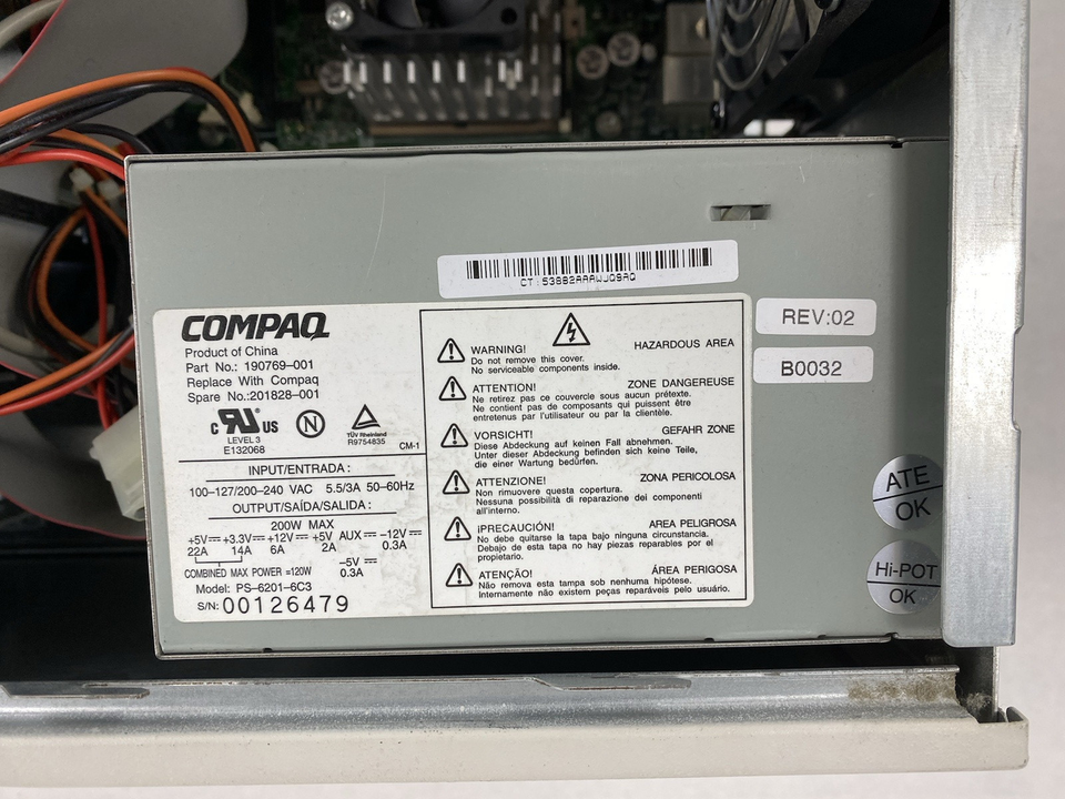 Compaq Desk Pro Pentium III 933MHz 128MB RAM No HDD No OS | eBay