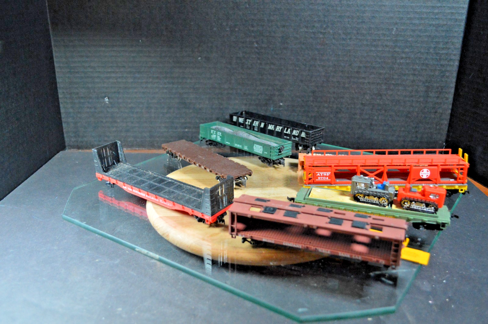 LOT of HO Scale Freight, Coal, Auto Transport Train Cars | eBay