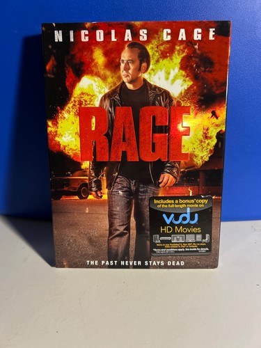 Rage (DVD) w/Nicolas Cage………widescreen….…w/slip cover….…..BRAND NEW ...