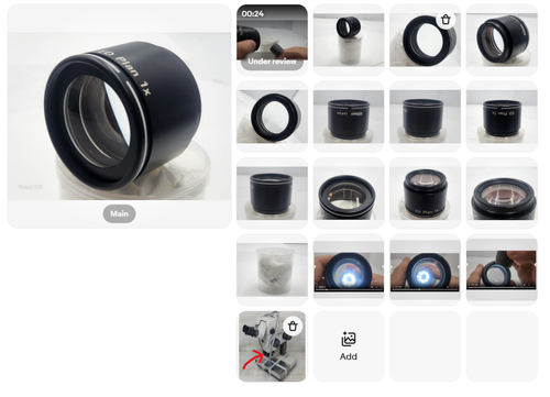 *Mint* Nikon ED Plan 1X Microscope Objective Lens for SMZ-10 SMZ U ...