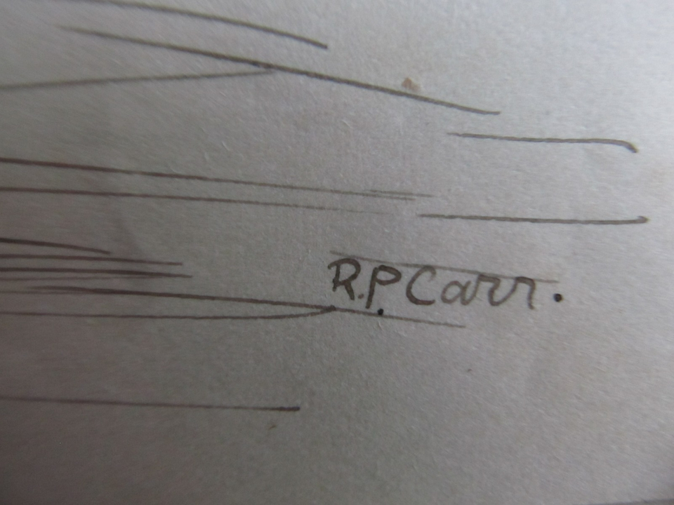 1905 Pen/Ink HAND DRAWING, Cape Cod, Long Island Steamship NEW ...