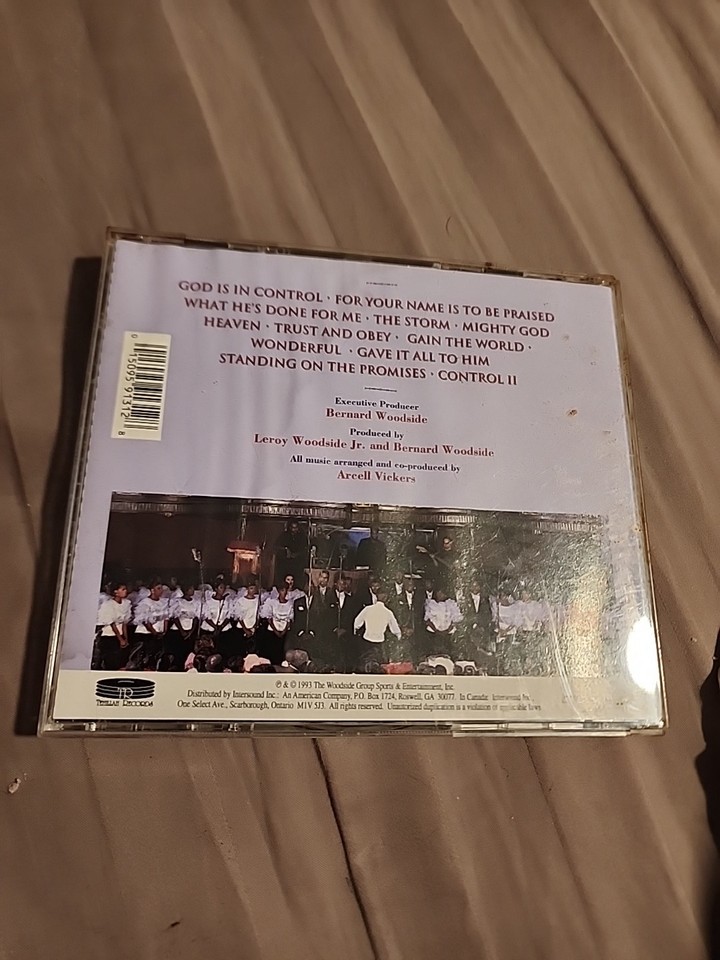 James Hall and Worship & Praise - God Is In Control CD *RARE* 1993. S1 ...