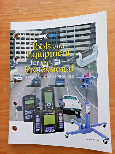 SPX OTC Tools and Equipment for the Professional A-98 Catalog U.S.A ...