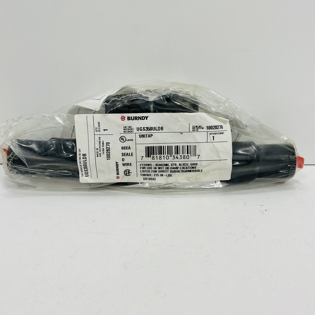 BURNDY UGS350ULDB In-line Unplated Water Tight Splice Reducer for sale ...