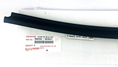 Toyota Genuine Weatherstrip Assy, Back Door Glass, Outer 68292 - 0C041 ...