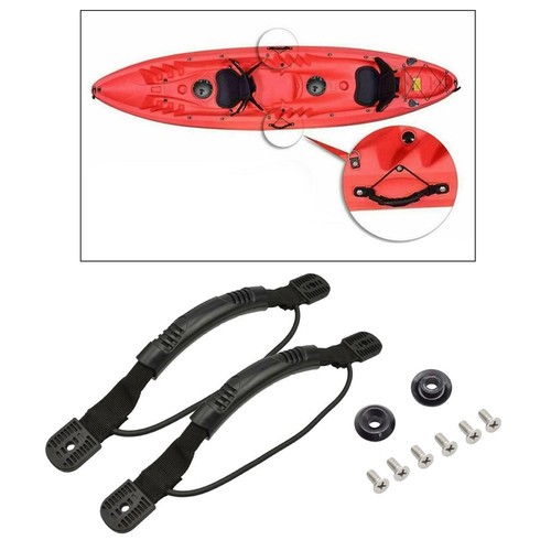 1 Pair Side Mount Replacement Boat Handle Handrail Hardware for Kayak ...