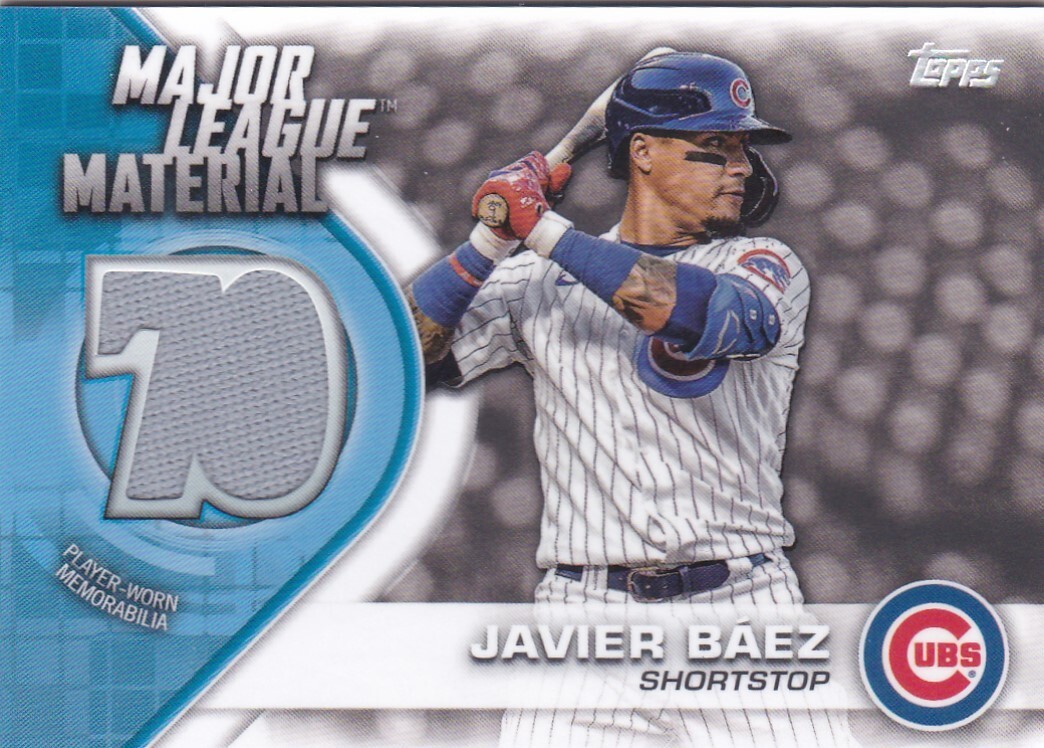 2021 Topps - Major League Materials Series 2 #MLM-JB Javier Báez (MEM) for sale online | eBay