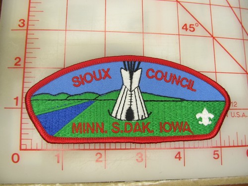 Sioux Council CSP collectible ss back patch (mQ) | eBay