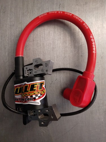 BULLET 409 TAYLOR RED OUTLAW COIL w/ 10.4mm Racing GX200 HONDA 212 ...