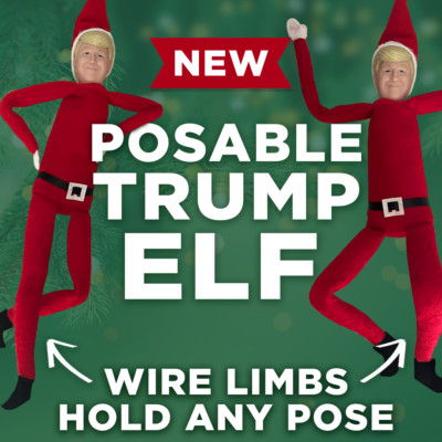 President Trump Elf (NEW 2024 Edition - Now Posable) | eBay