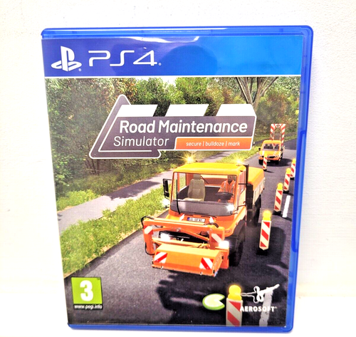 Road Maintenance Simulator PS4 EXCELLENT Condition PS5 Compatible ...