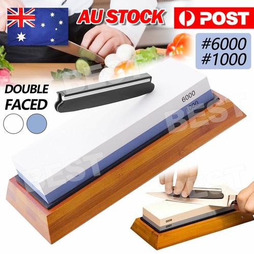 Sharpening Stone Knife Sharpener Grinding Whetstone Stones 1000/6000 ...