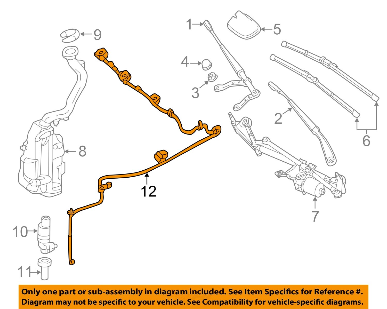 MERCEDES OEM 14-19 CLA250 Wiper Washer Components-Nozzle Assy ...