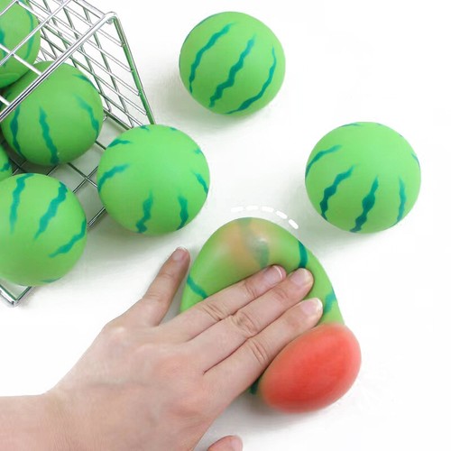 New Artificial Fruit Watermelon Squeeze Toys Slow Rebound Red ...
