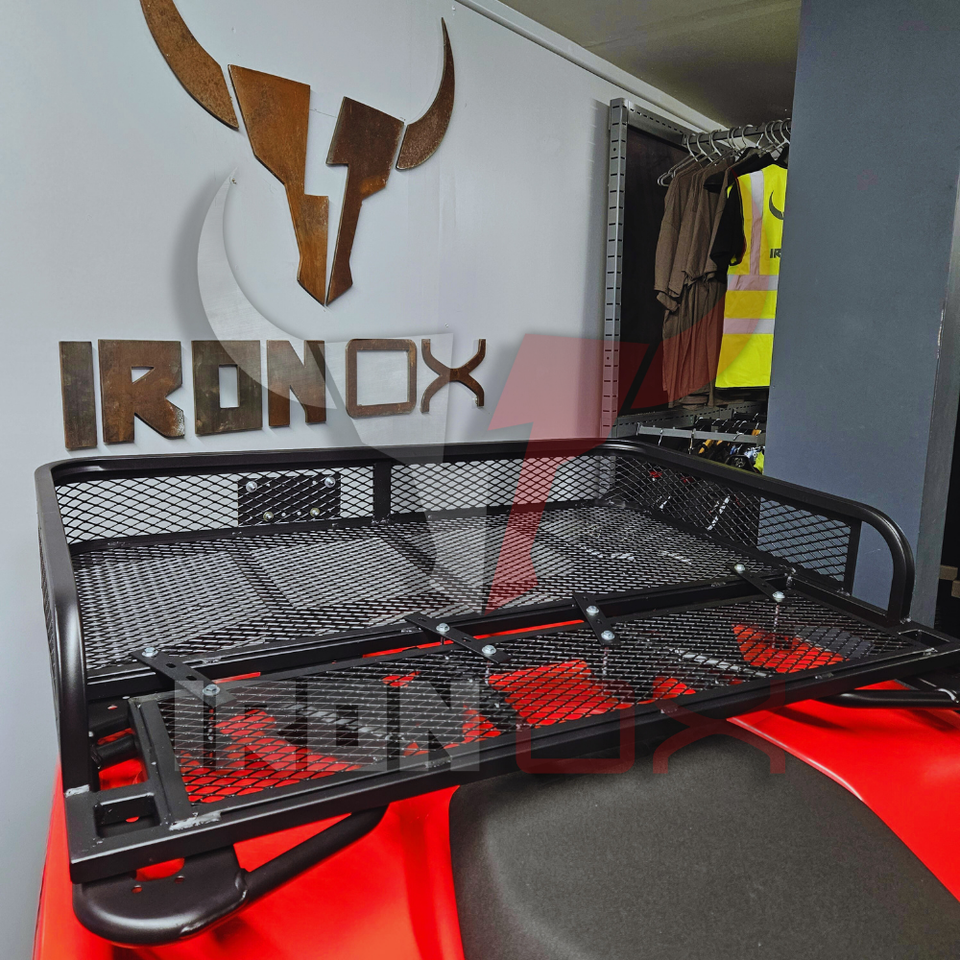 ATV REAR Cargo Basket Quad rear Rack Back Box Luggage Carrier Rack Quad ...