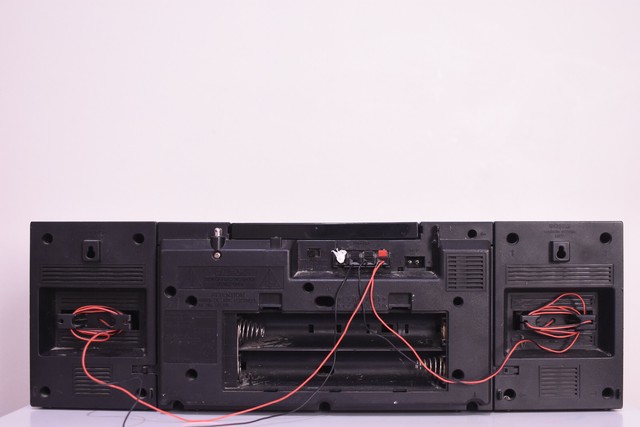 Sony Cfs-w360 Stereo Boombox Double Dual Cassette Dubbing Radio Vintage ...