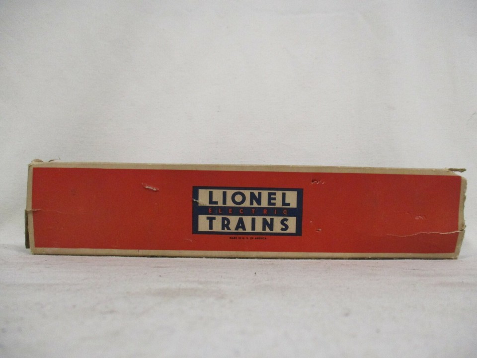 Lionel 6175 Rocket Flat Car in Red with Original Box Model Train B18-39 ...