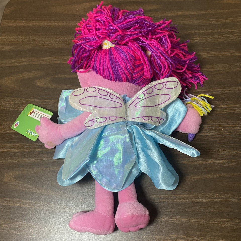 NWT Sesame Street Abby Cadabby Plush Toy Nanco String Hair 2008 13 ...