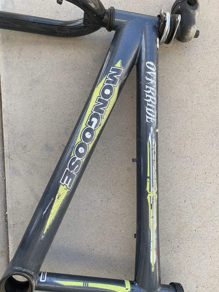 Mongoose Override Bmx Frame Mid School 20” fork, stem. haro gt robinson ...