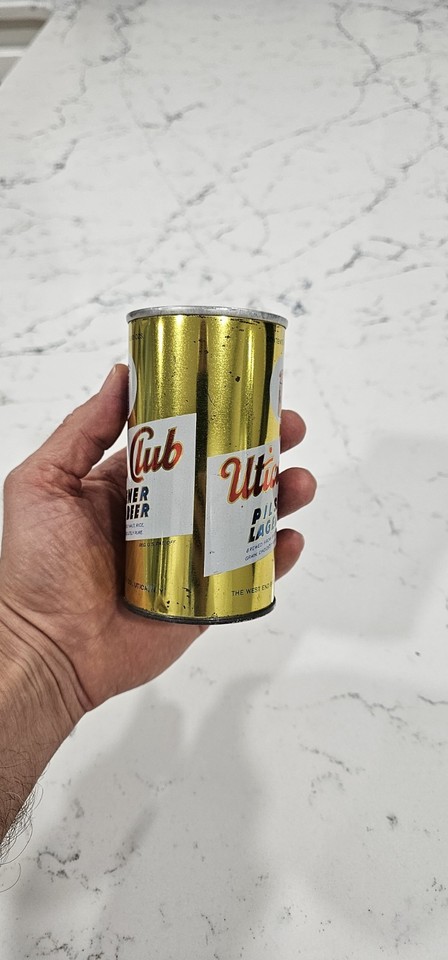 Utica Club Pilsener Lager Early Ring Pull Beer Can. West End Brewing ...