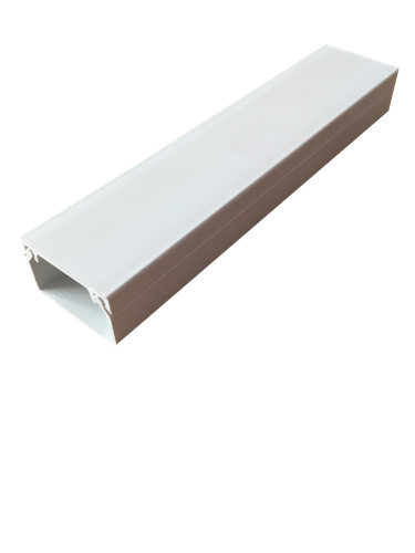 Self Adhesive Mini Trunking Cable Tidy Plastic Cover Channel Conduit TV ...