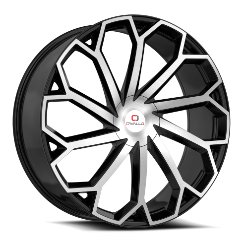 Cavallo 20x8.5 Wheel Gloss Black Machined CLV-51 5x112/5x4.5 +35mm ...