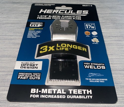 HERCULES 1-3/16" BI-Metal Plunge/Flush Precision Tooth Cutting Blade ...