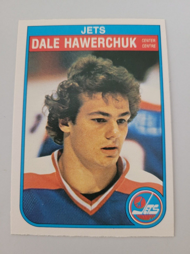 1982-83 WINNEPEG JETS DALE HAWERCHUK ROOKIE CARD NEAR MINT GREAT PLAYER ...