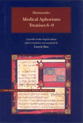 Moses Maimonides Medical Aphorisms (Relié) Medical Works of Moses ...