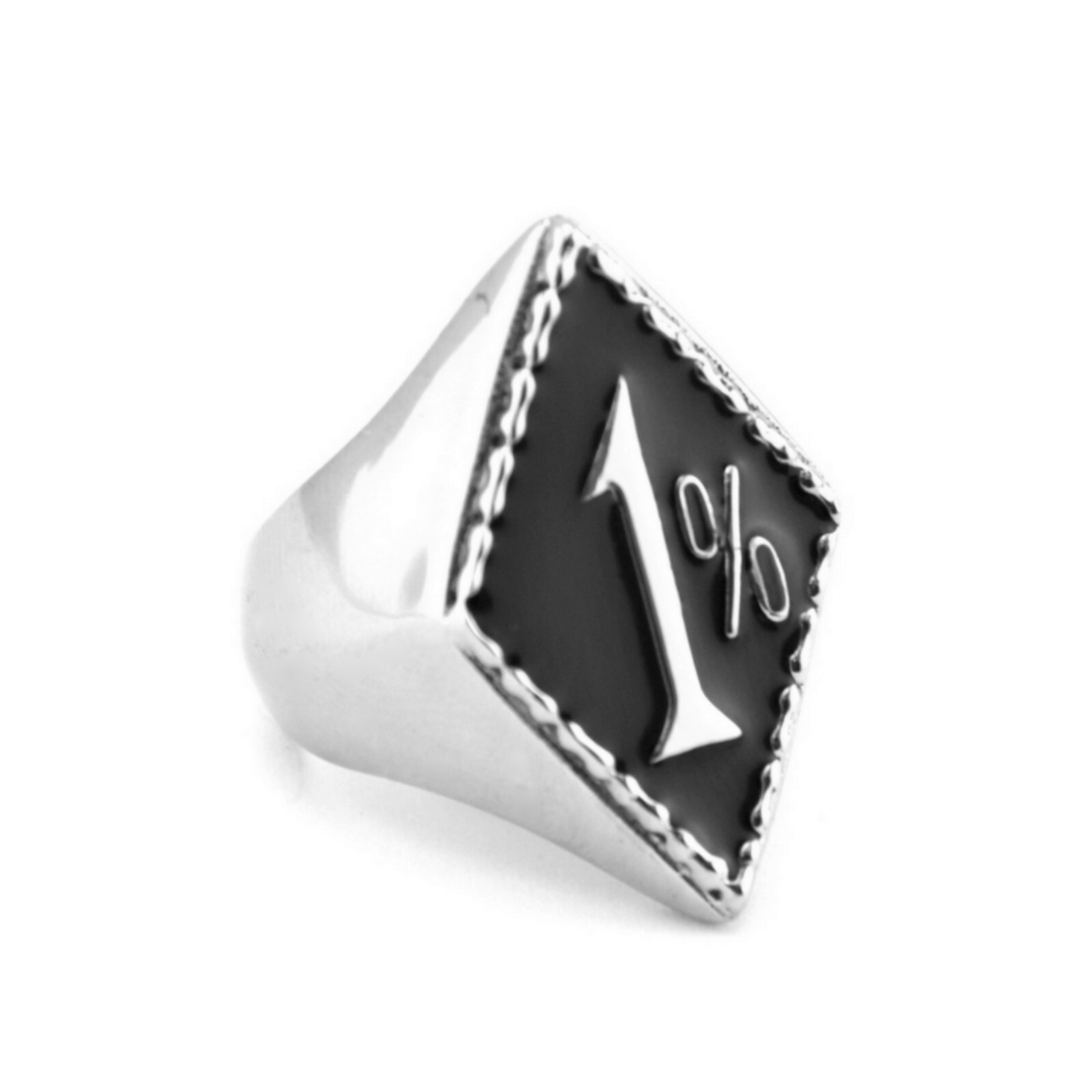 1%er Ring Edelstahl Onepercenter Ring Rocker Biker Outlaw (R-022) | eBay.de