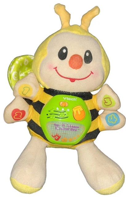 VTech Touch & Learn Bee 4 Buttons for 6 Month Kid Education Toy for ...