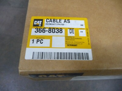NEW OEM CAT 366-8038 Cable AS 3668038 Caterpillar | eBay