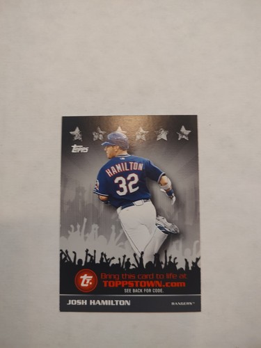 2009 Topps - Toppstown Redemption Code Cards Josh Hamilton #TTT23 for ...