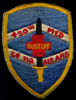 US Army 430th Medical Company HQ Air Ambulance Dust Off Patch JPM | eBay