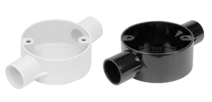 20MM 25MM PVC Conduit Bends Boxes Adaptors Elbows Tee Coupler Saddles ...