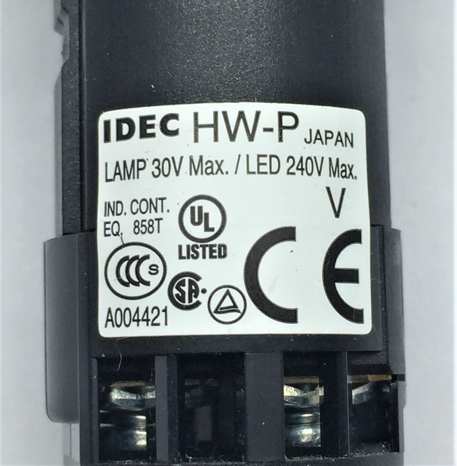 IDEC HW/P Panel Mount Indicator Light Flush Amber Lamp 30V LED 240V x4 ...