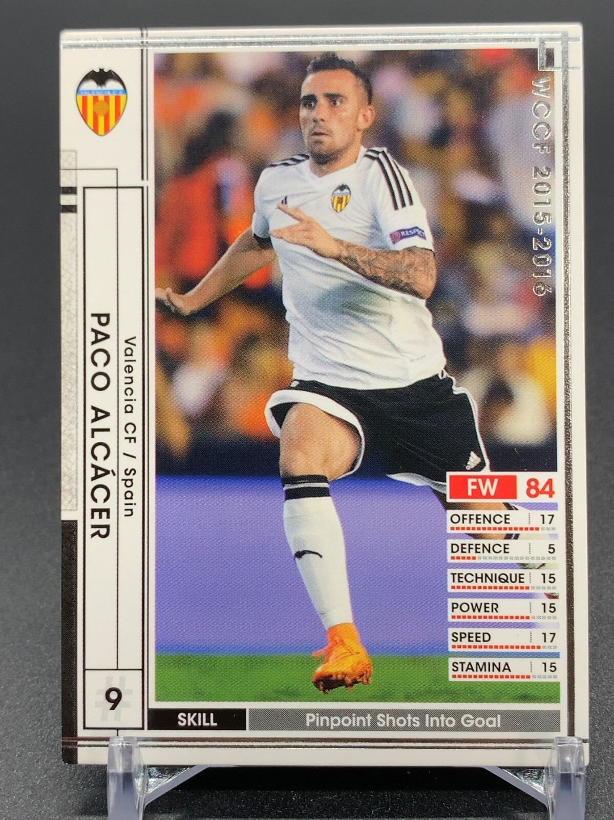 Paco Alcacer Valencia CF Card WCCF 2015 - 2016 Japanese | eBay