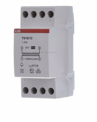 ABB EA 278 0 TS16/12 TRASFORMATORE MODULARE 2 MODULI 16VA 12V | eBay