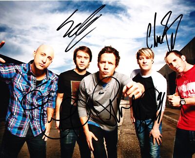 SIMPLE PLAN SIGNED 8X10 PHOTO 2 | eBay