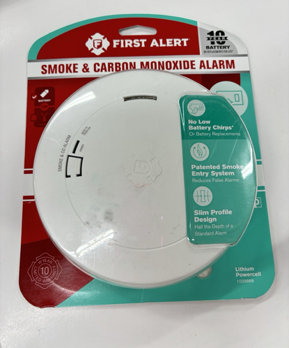 First Alert PC1210 Battery Powered Smoke Detector & Carbon Monoxide ...