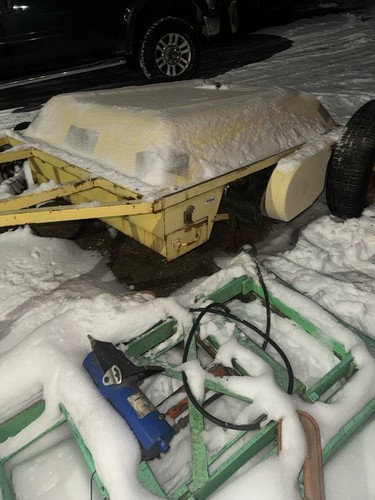 Sidewalk Parking Lot Tow Pull Behind Sweeper 4 Foot Wide Sweep | eBay