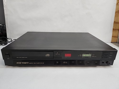 VINTAGE Vector Research CD Player VCD-400 - Rare 80s Compact Disc ...