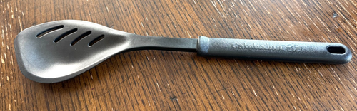 Calphalon Nylon Spoon Strainer Mixer Slotted Black 14" Heat resistant ...