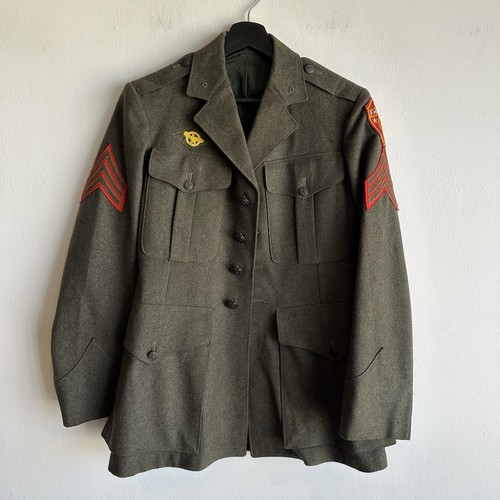 WWII USMC Marine Corps Uniform Patched FMF-PAC Command | eBay