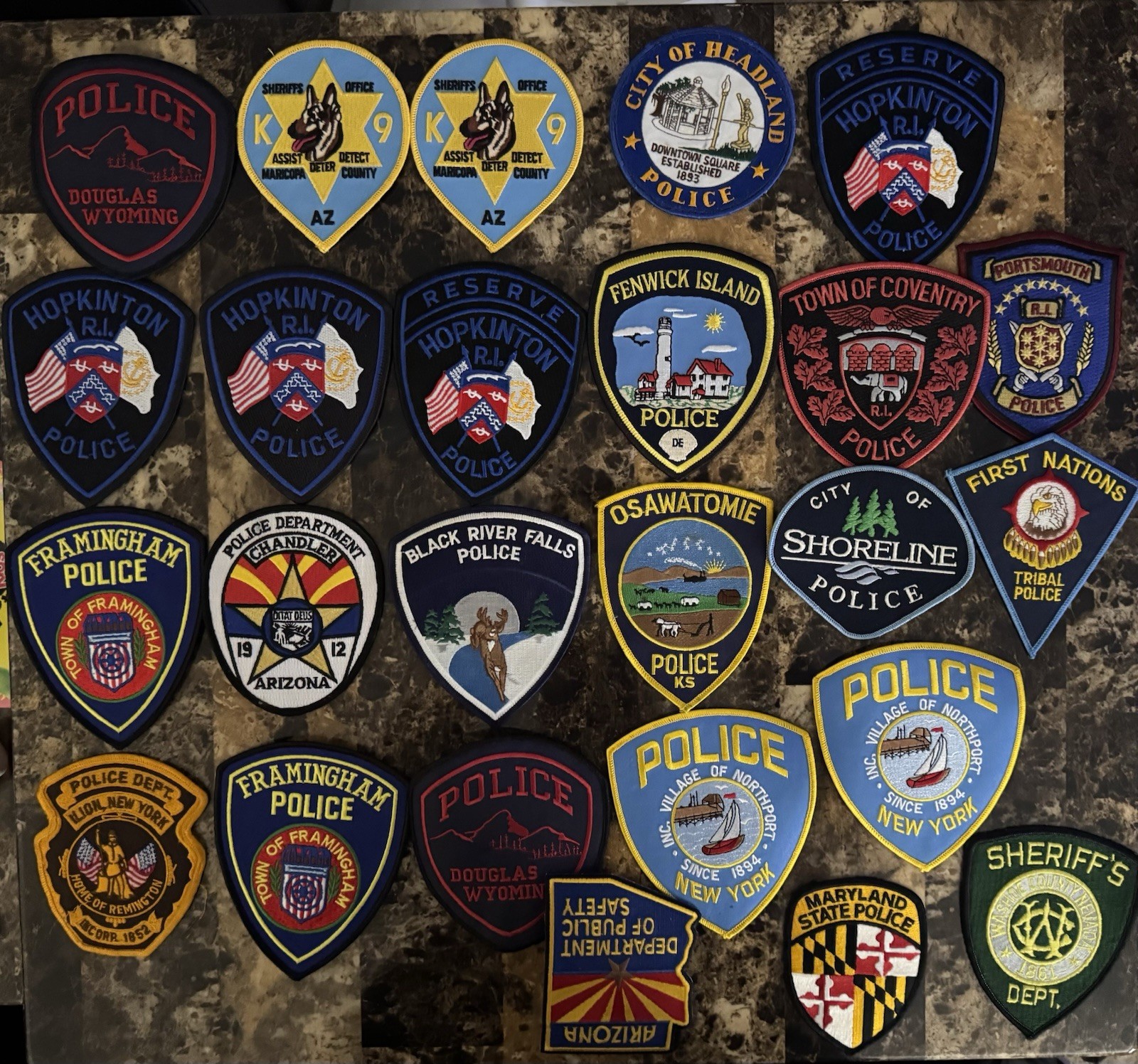 158 Random lot of police patches From Around The USA | eBay