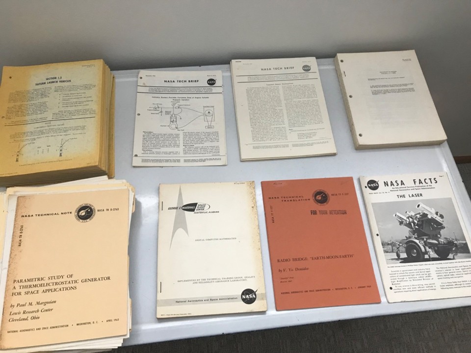 Huge group 1960's NASA paperwork, Saturn and more | eBay
