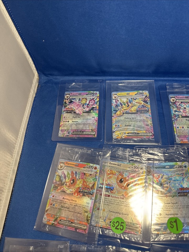 POKEMON Prismatic Evolutions Lot Of 15 Stamped Surprise Box Promos ...